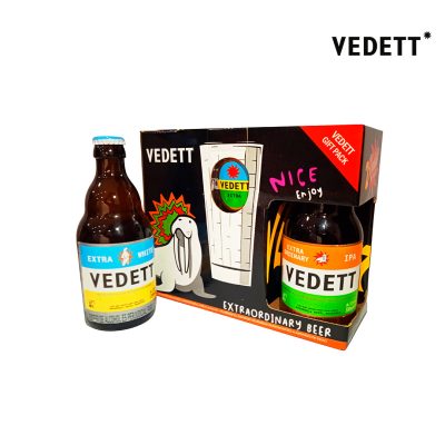 2 Pack Vedett + Vaso edición especial | Club de la Cerveza