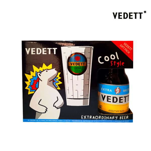 2 Pack Vedett + Vaso edición especial | Club de la Cerveza